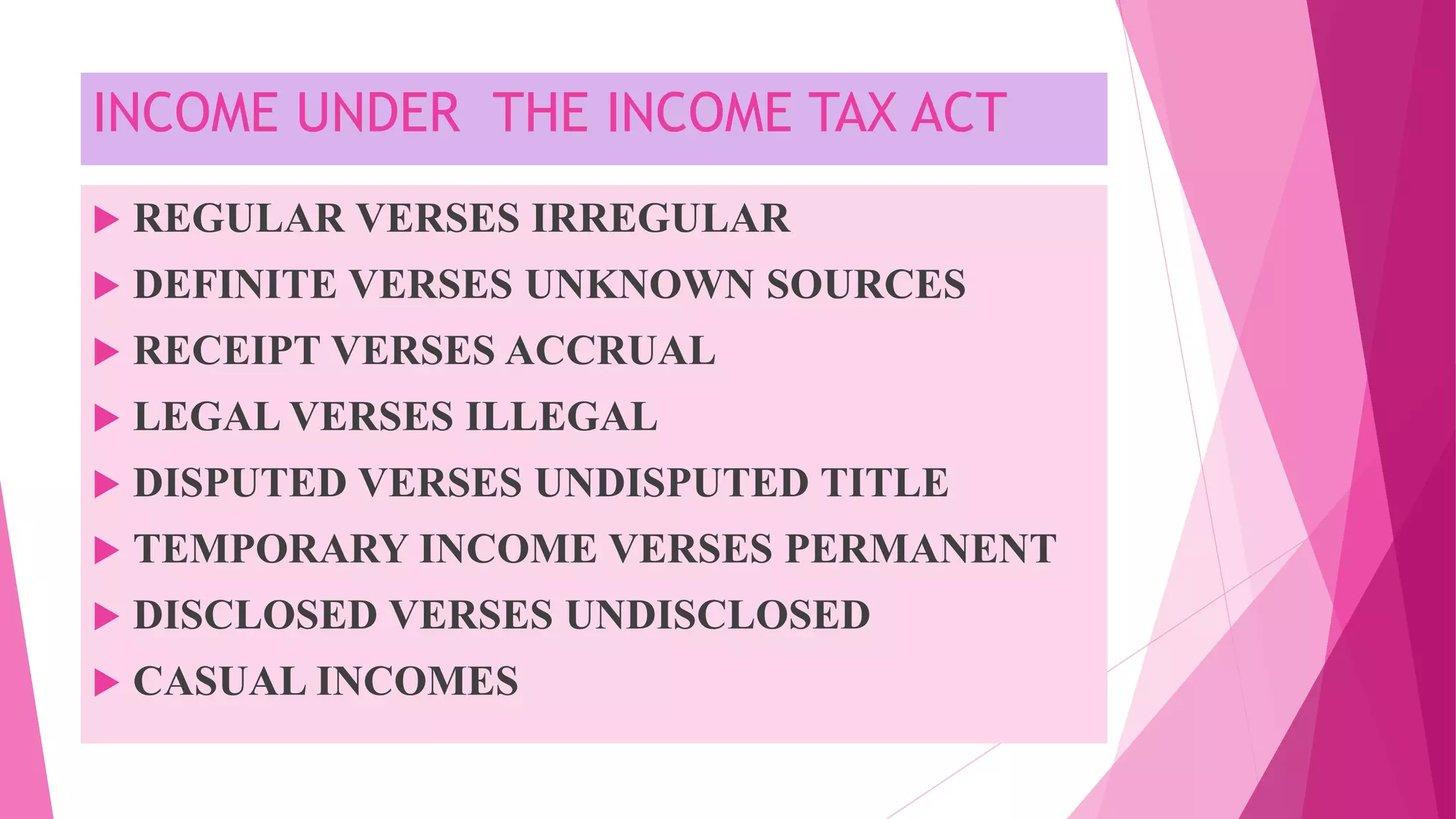Basic concepts of income tax | PPT
