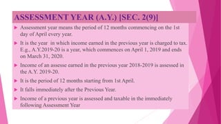 Basic concepts of income tax | PPT
