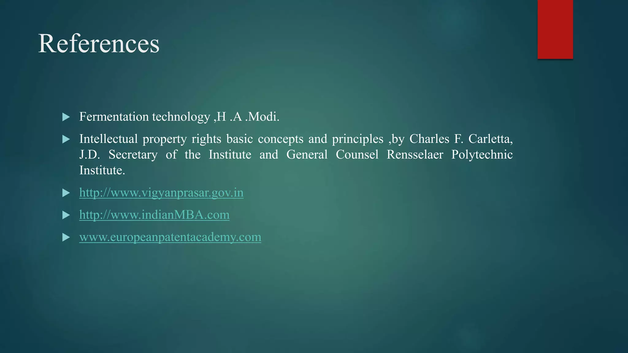 Basic concepts of IPR | PPTX