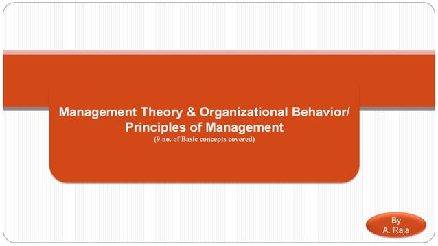 Basic Concepts of Management | PPTX