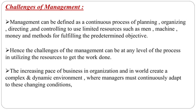 Basic Concepts of Management | PPTX