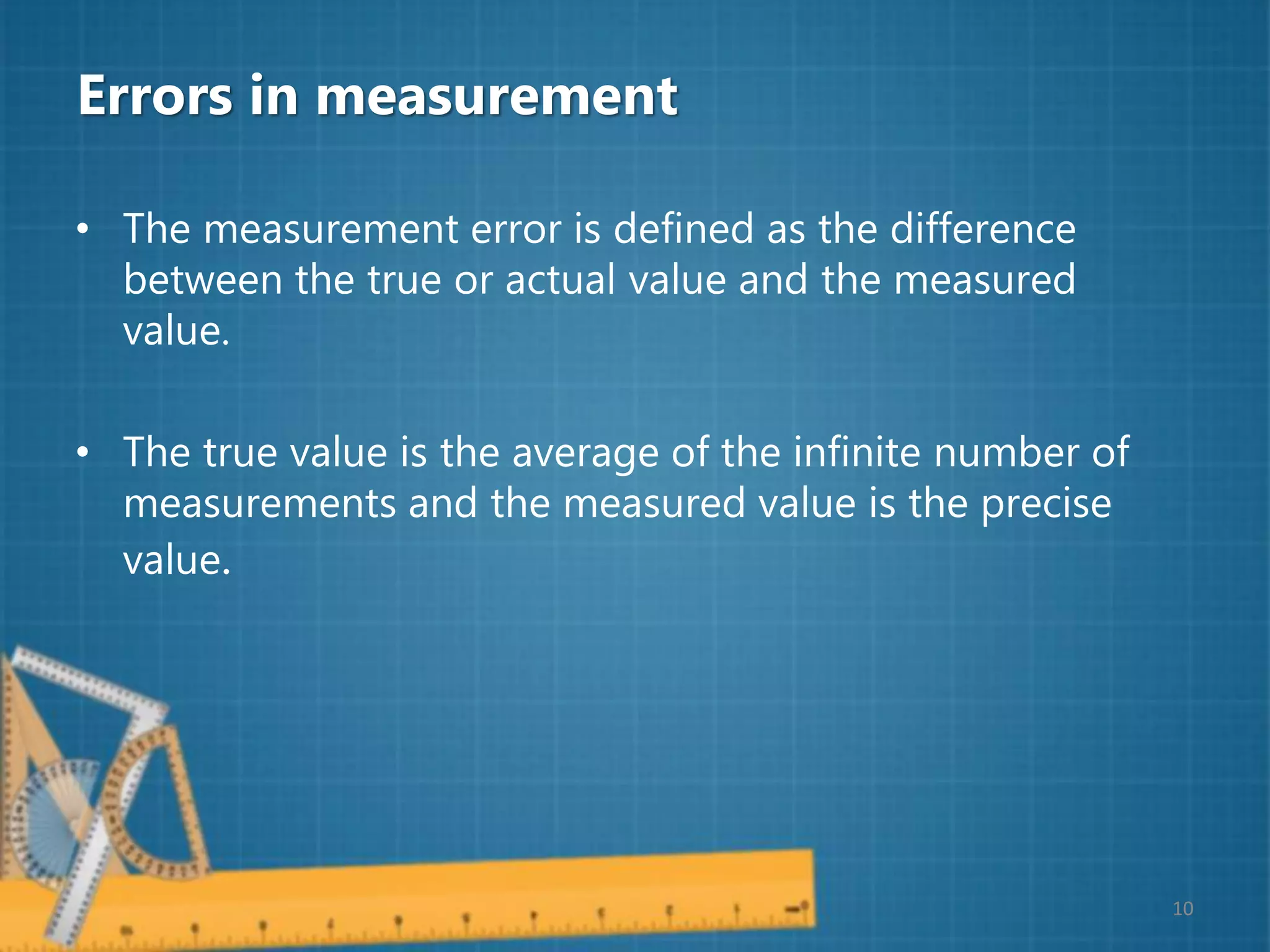 Basic concepts of measurement | PPTX