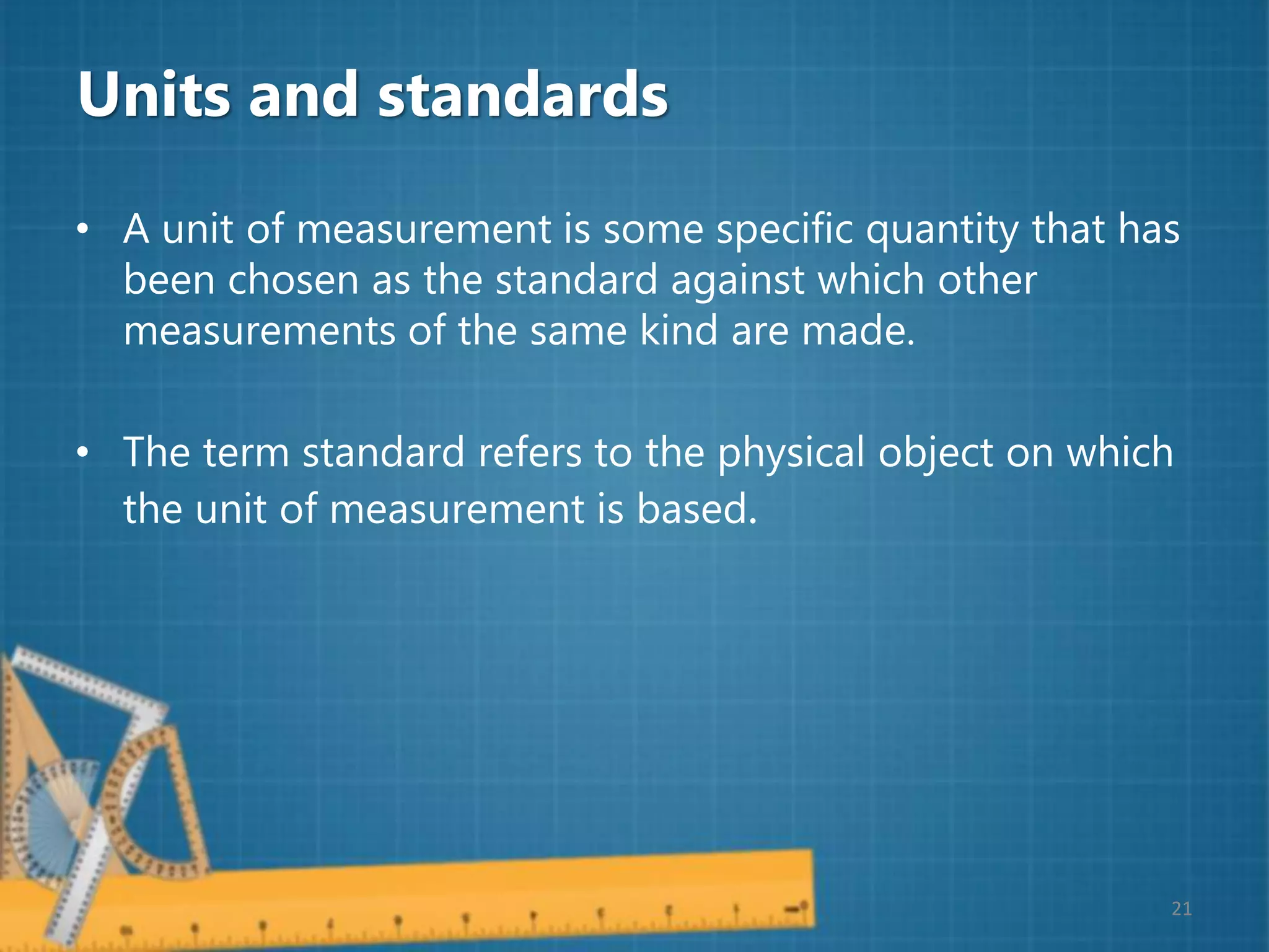 Basic concepts of measurement | PPTX