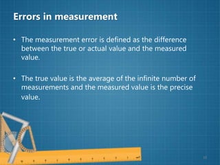 Basic concepts of measurement | PPTX
