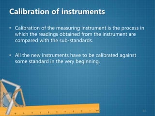 Basic concepts of measurement | PPTX