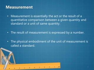 Basic concepts of measurement | PPTX