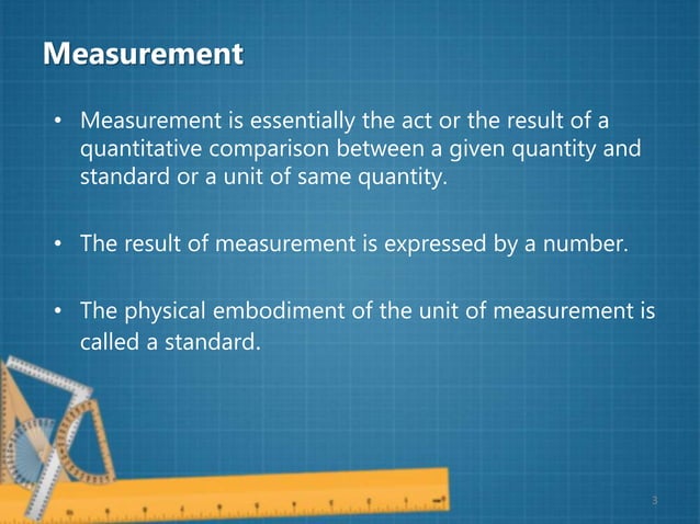 Basic concepts of measurement | PPTX