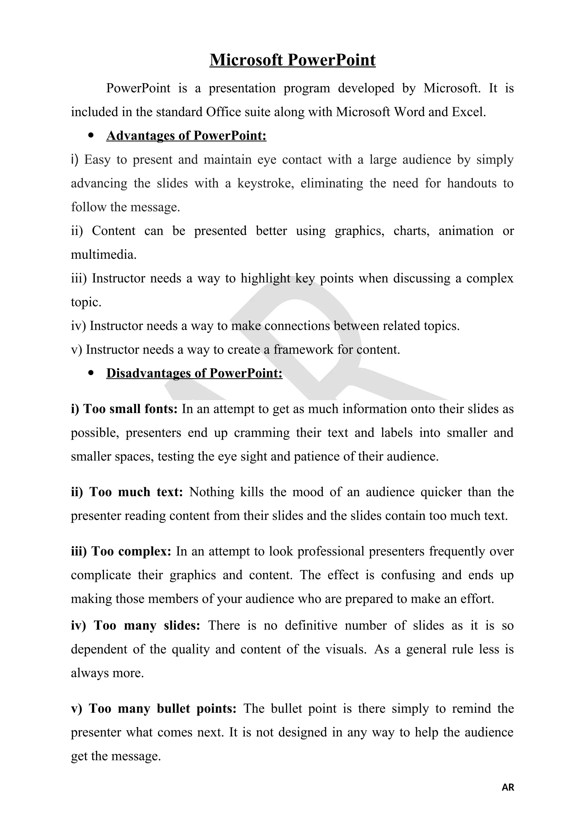 Basic Concepts Of Microsoft Power Point Pdf