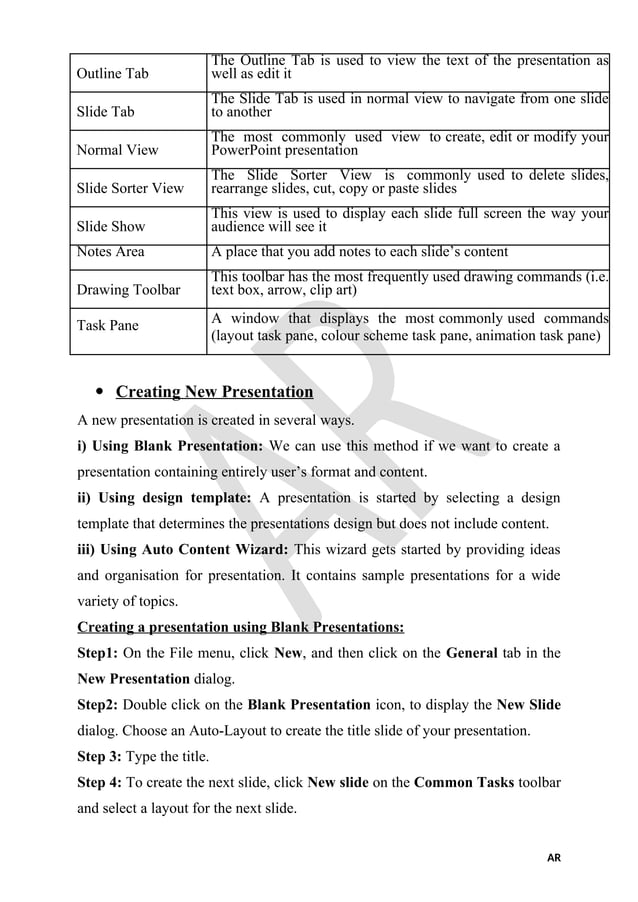 Basic Concepts of Microsoft Power Point | PDF