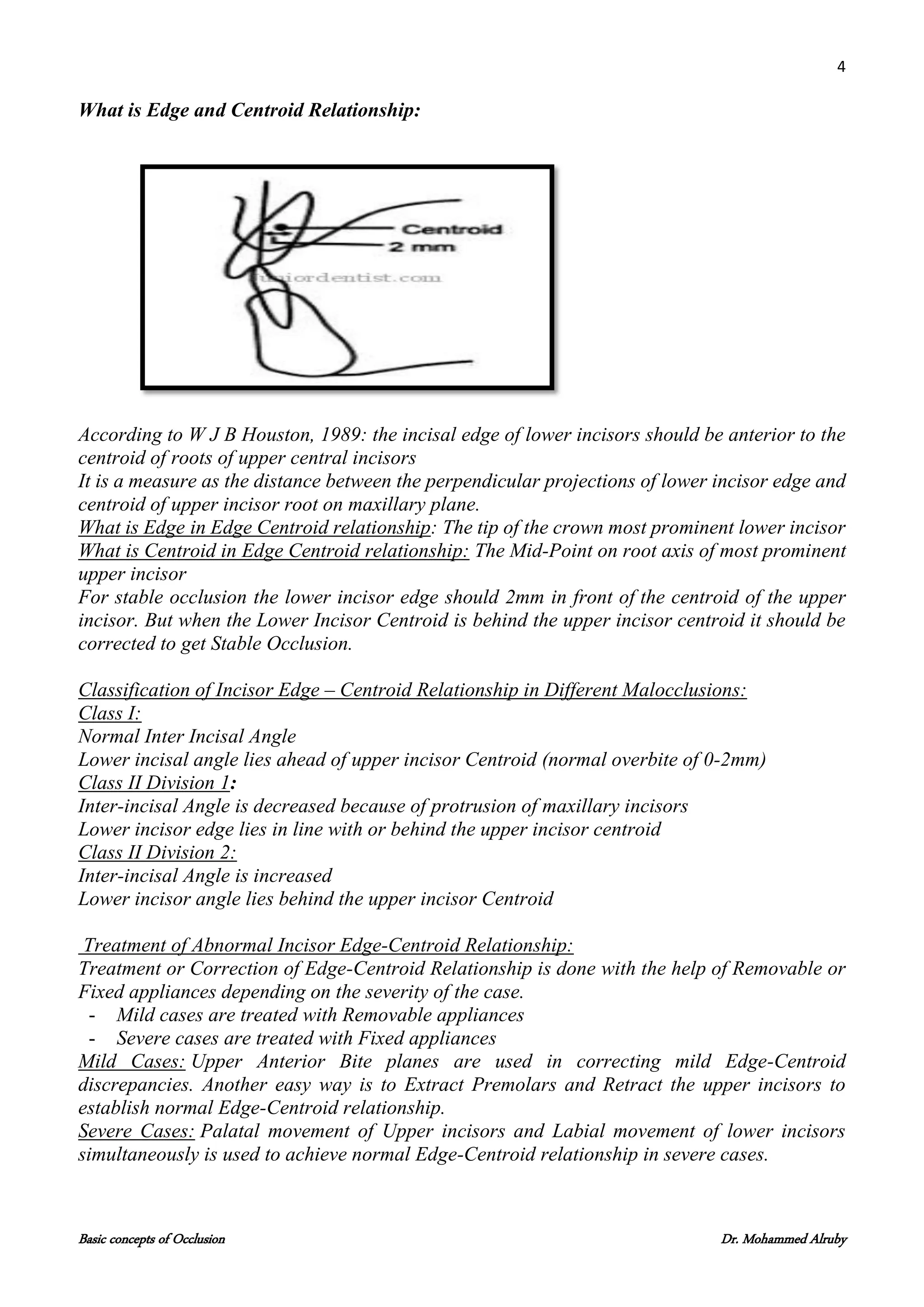Basic Concepts of Occlusion in orthodontics | PDF