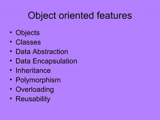 Basic concepts of oops | PPT