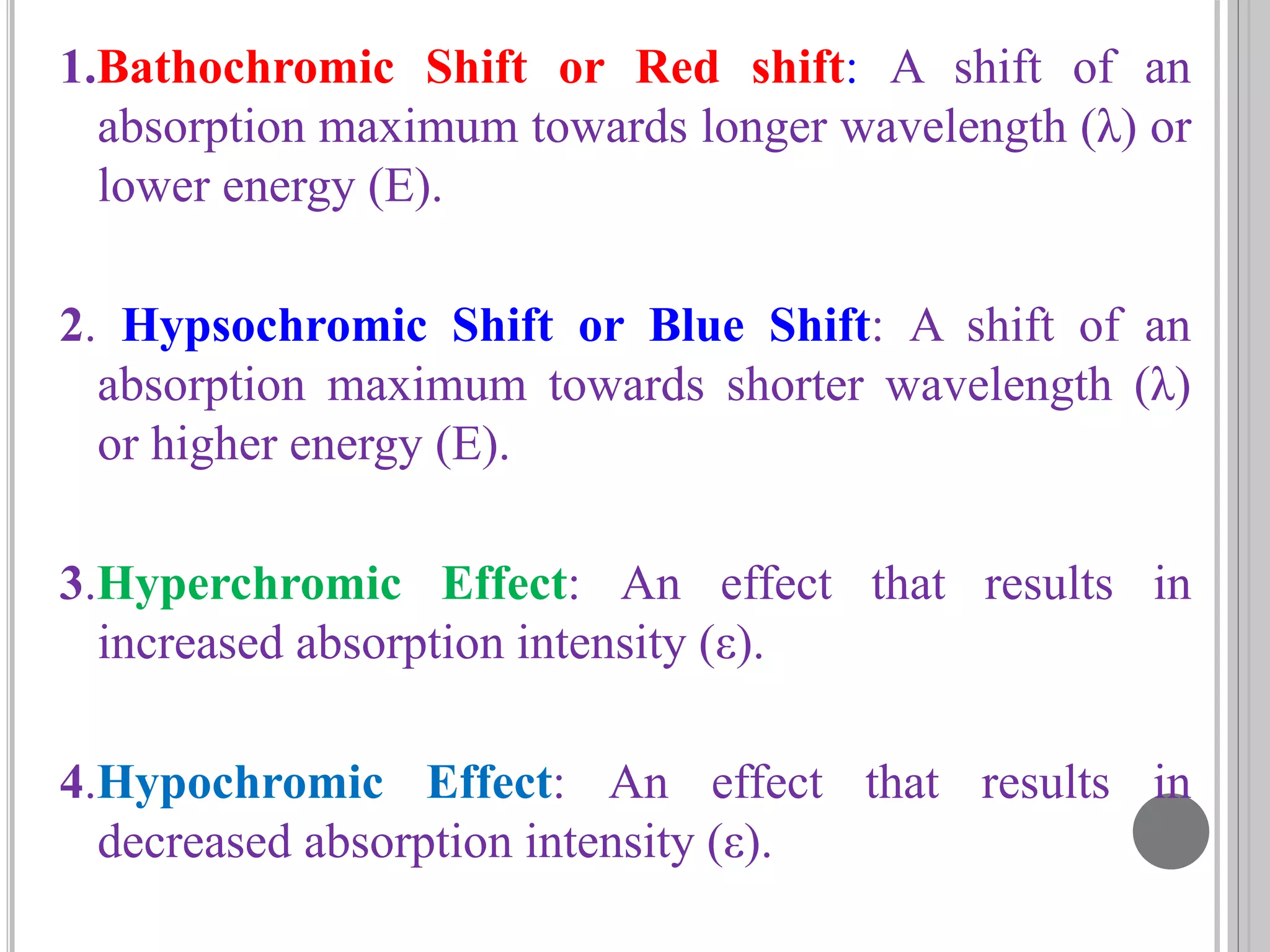 Basic concepts of organic spectroscopy | PPTX