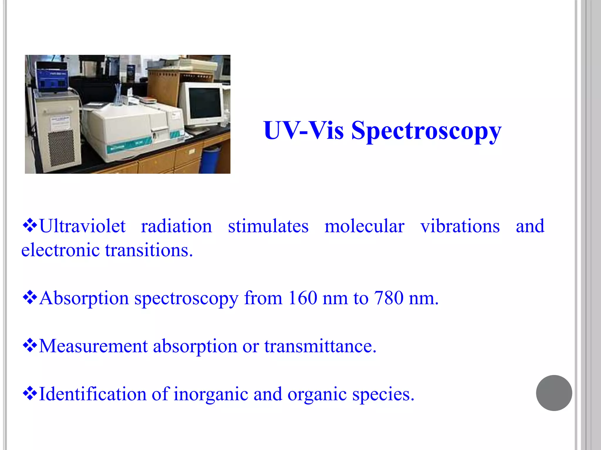 Basic concepts of organic spectroscopy | PPTX