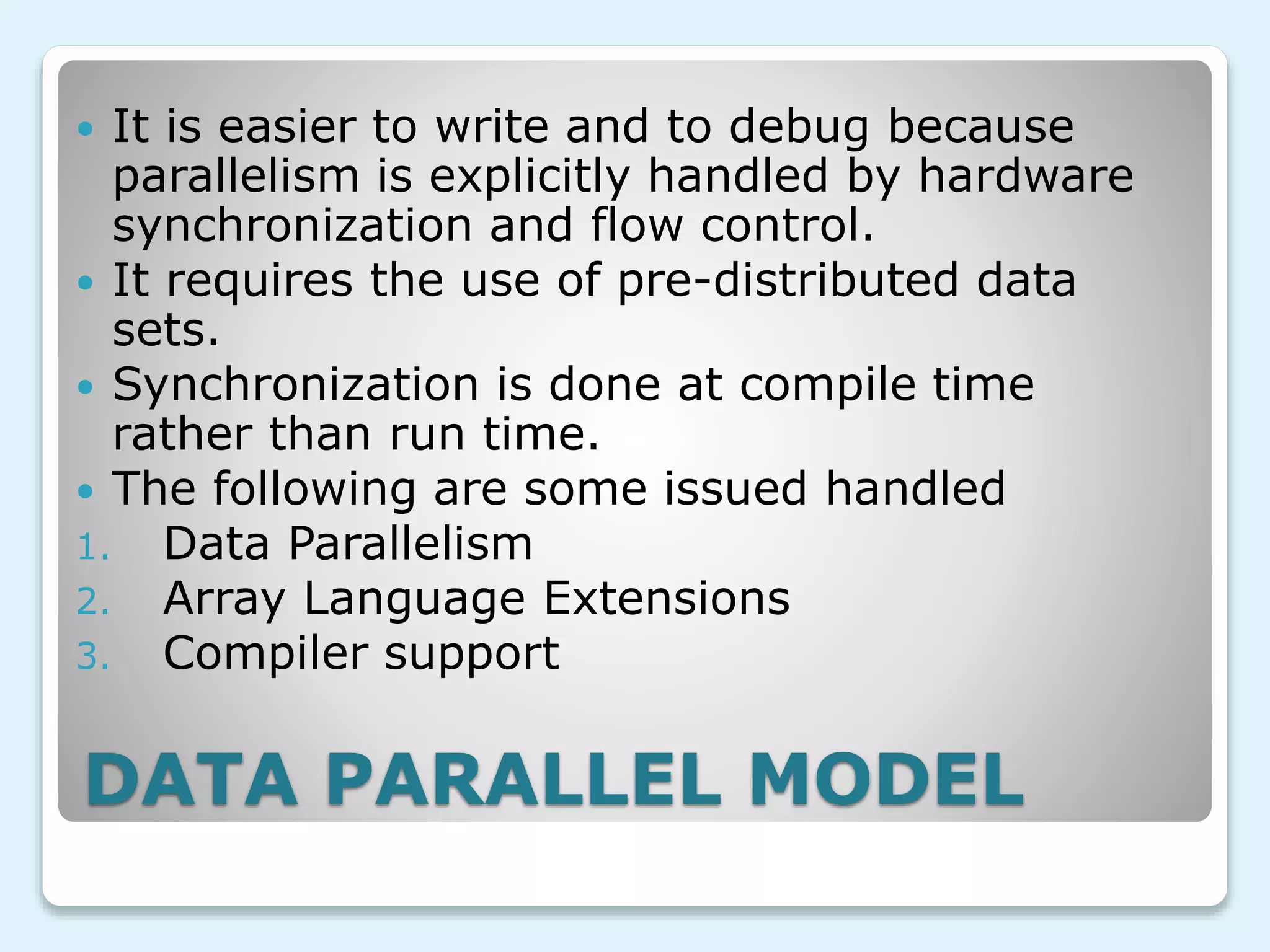 Basic Concepts Of Parallelization Ppt