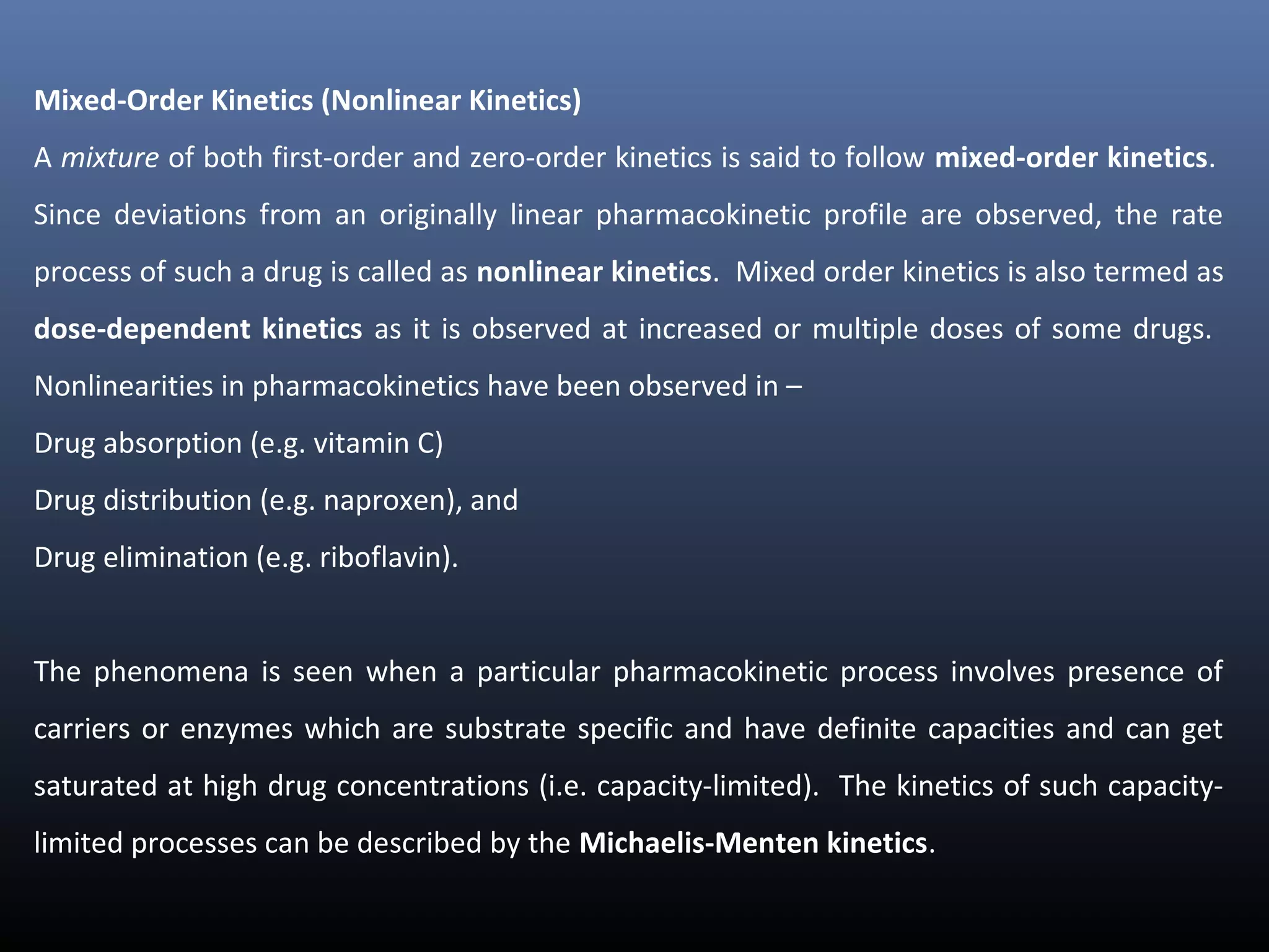Basic concepts of pharmacokinetics | PPT