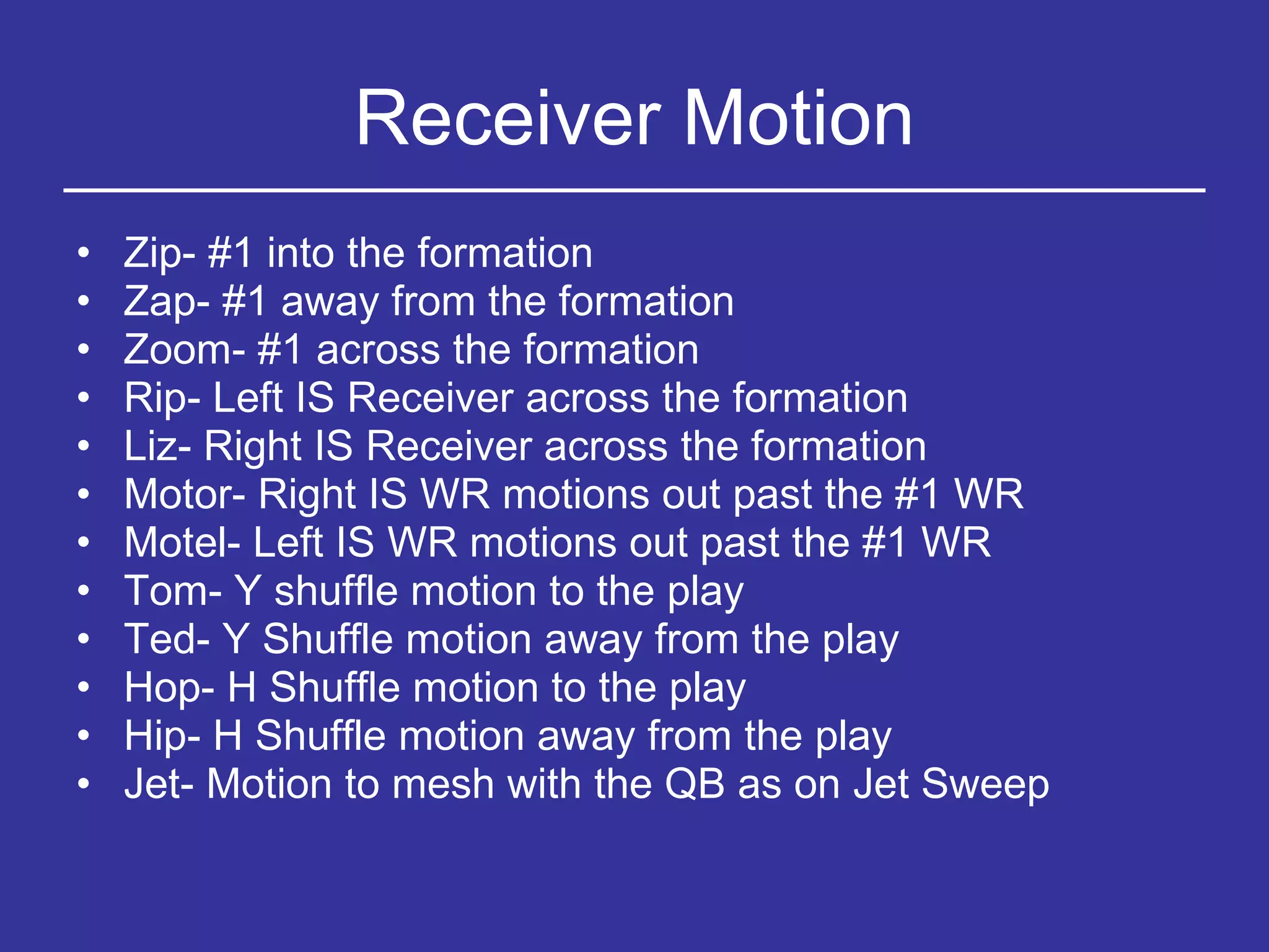 Basic concepts of The Pistol Offense | PPT