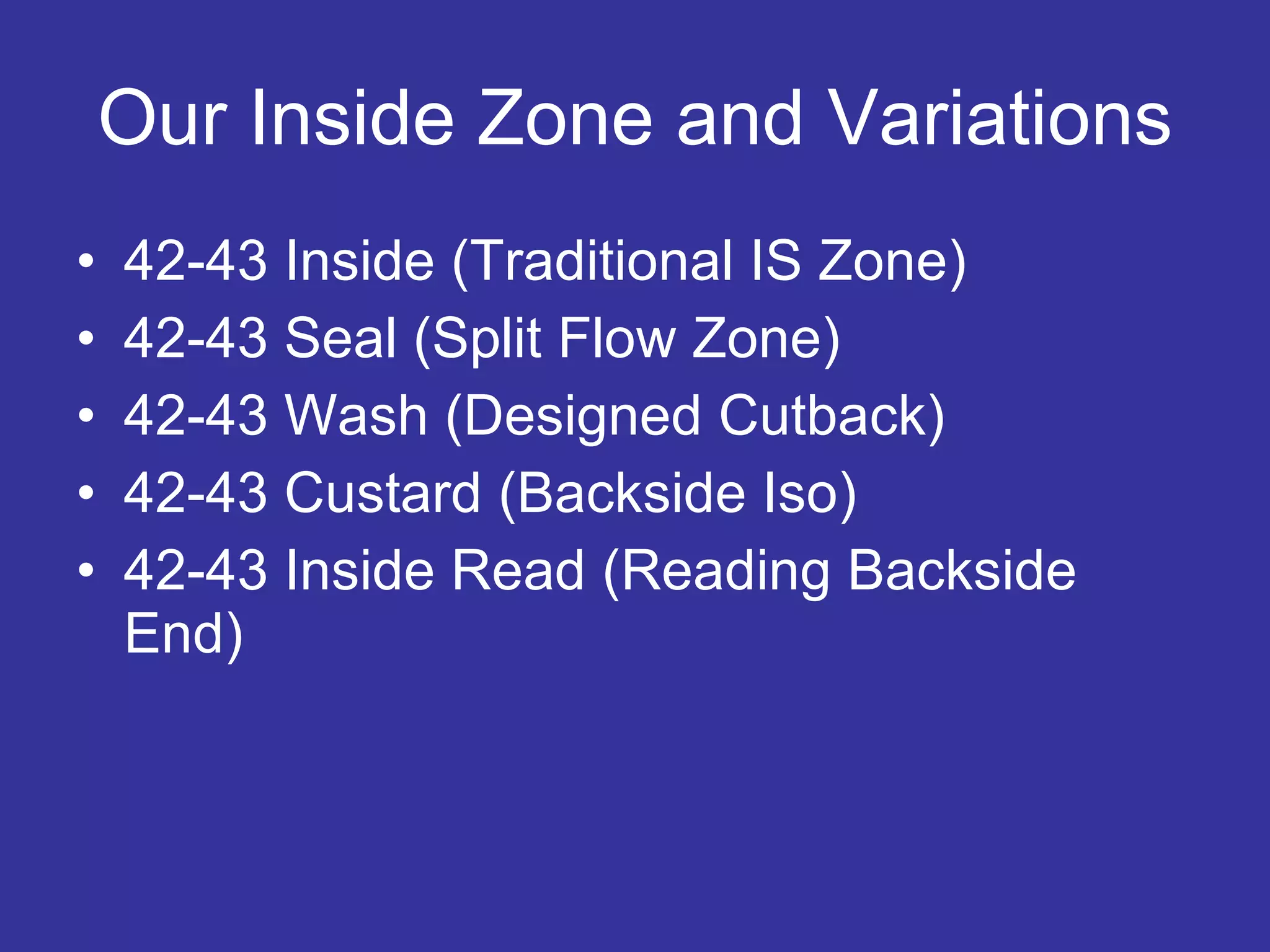 Basic concepts of The Pistol Offense | PPT