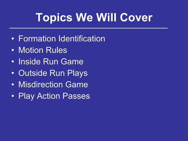 Basic concepts of The Pistol Offense | PPT