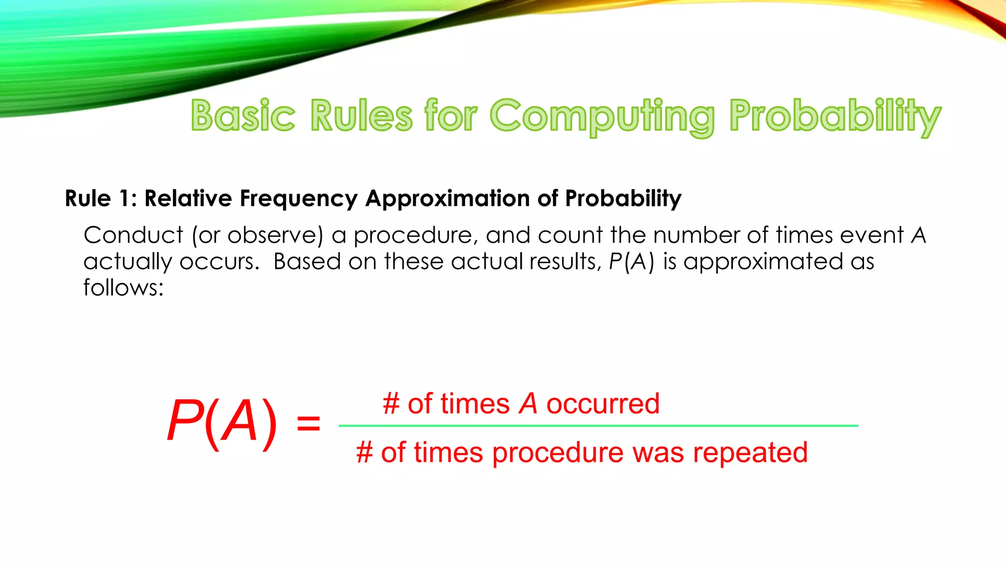 Basic concepts of probability | PDF