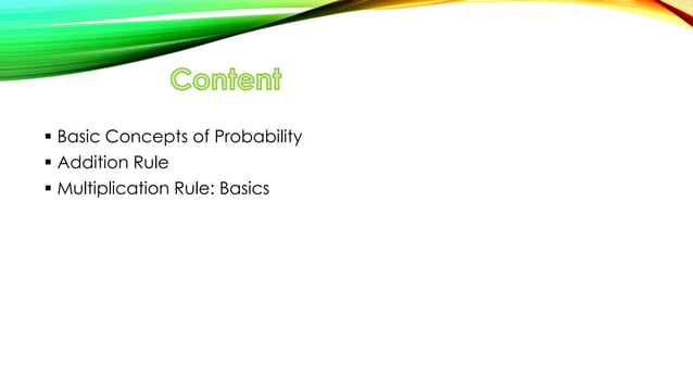 Basic concepts of probability | PDF