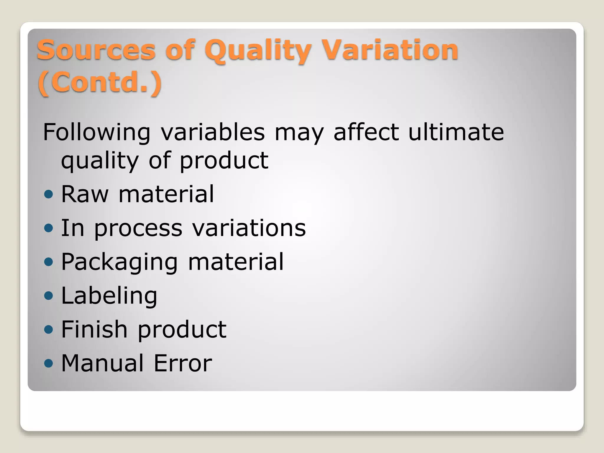 Basic concepts of QA and QC | PPTX