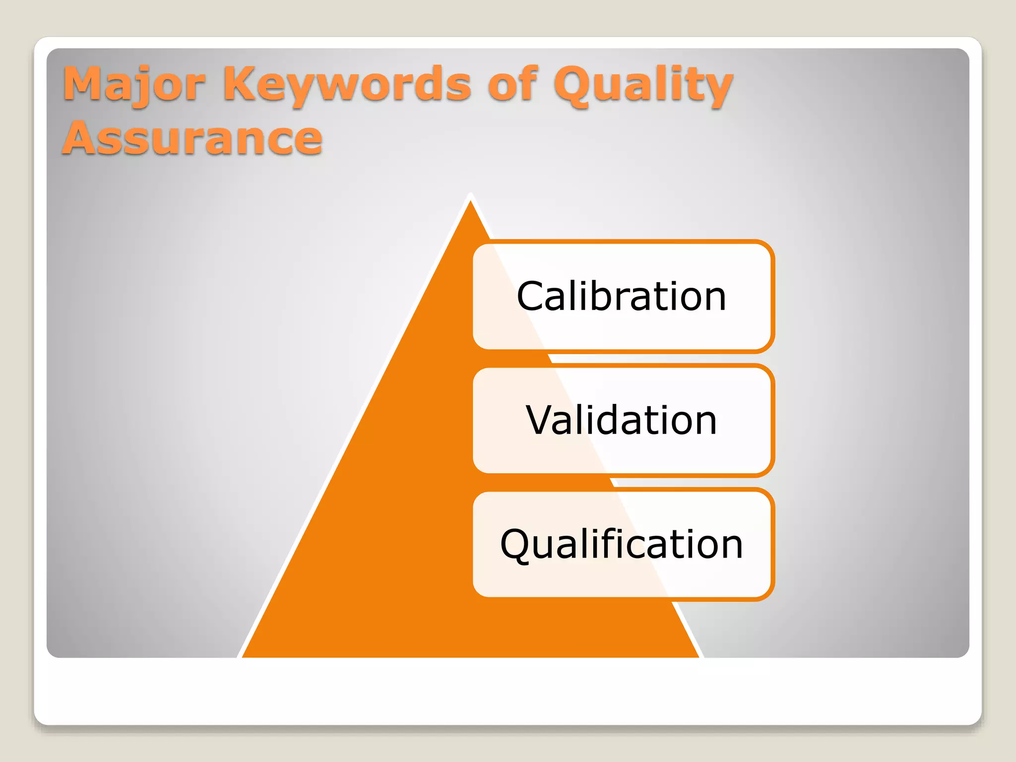 Basic concepts of QA and QC | PPTX