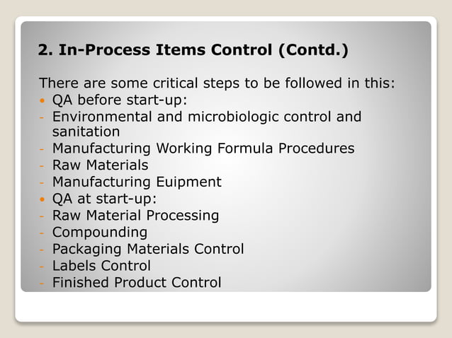 Basic concepts of QA and QC | PPTX | Pharmaceutical Industry | Industries