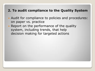 Basic concepts of QA and QC | PPTX