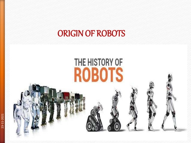 Basic concepts of robotics | PPTX | Robotics | Technology & Computing