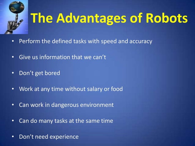 Basic concepts of robotics | PPTX | Robotics | Technology & Computing