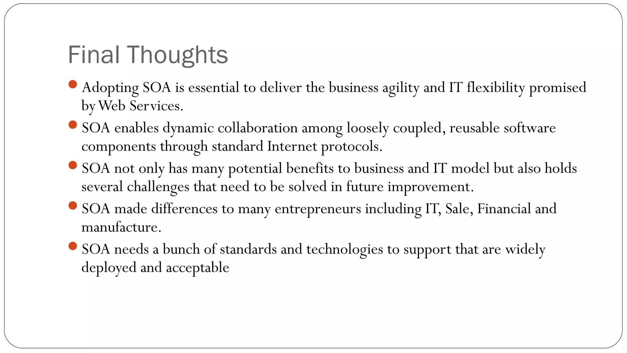 Basic concepts of soa | PPT