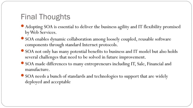 Basic concepts of soa | PPT