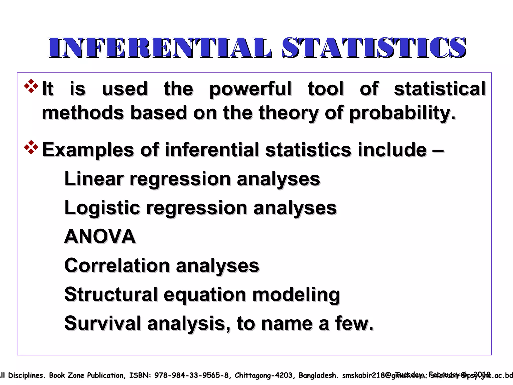 Basic concepts of statistics | PPT