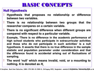 Basic concepts of statistics | PPT