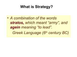 Basic Concepts Of Strategic Management | PPT