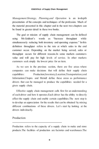 Basic concepts of supply chain management | DOCX