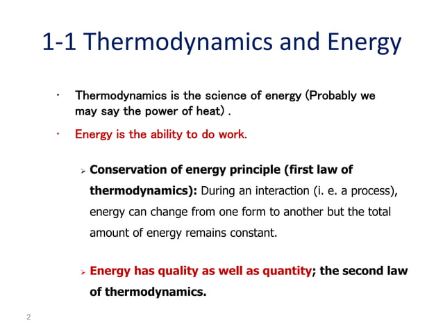 Basic Concepts of Thermodynamics | PPT | Free Download