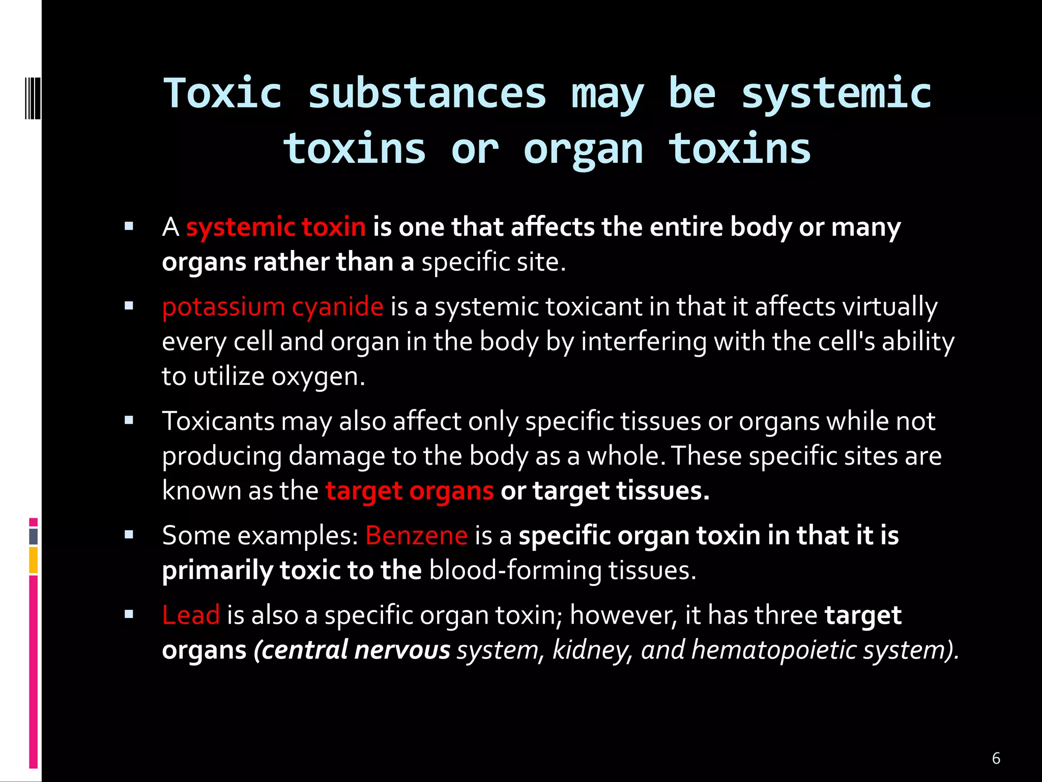Basic concepts of toxicology | PPTX