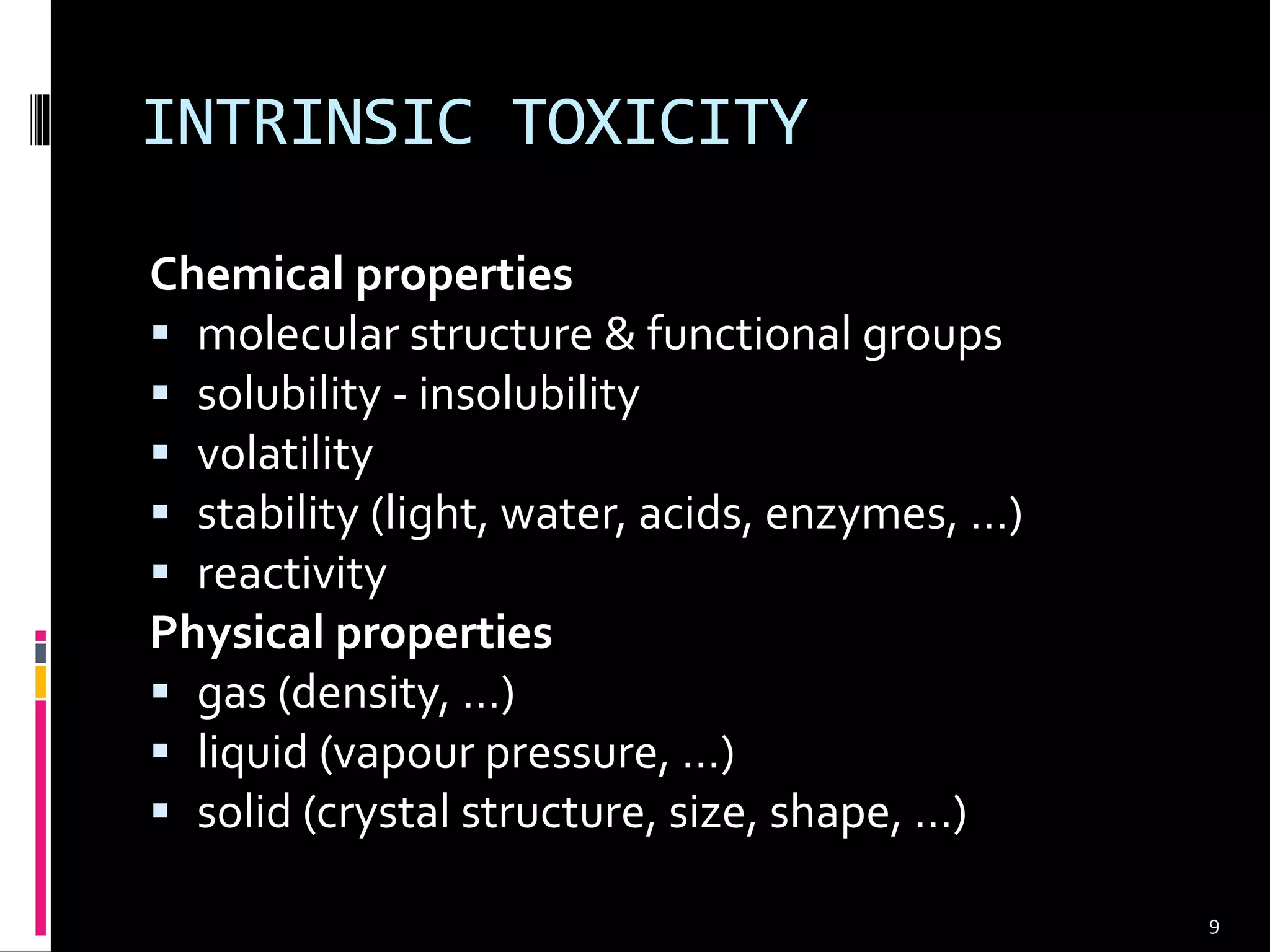 Basic concepts of toxicology | PPTX