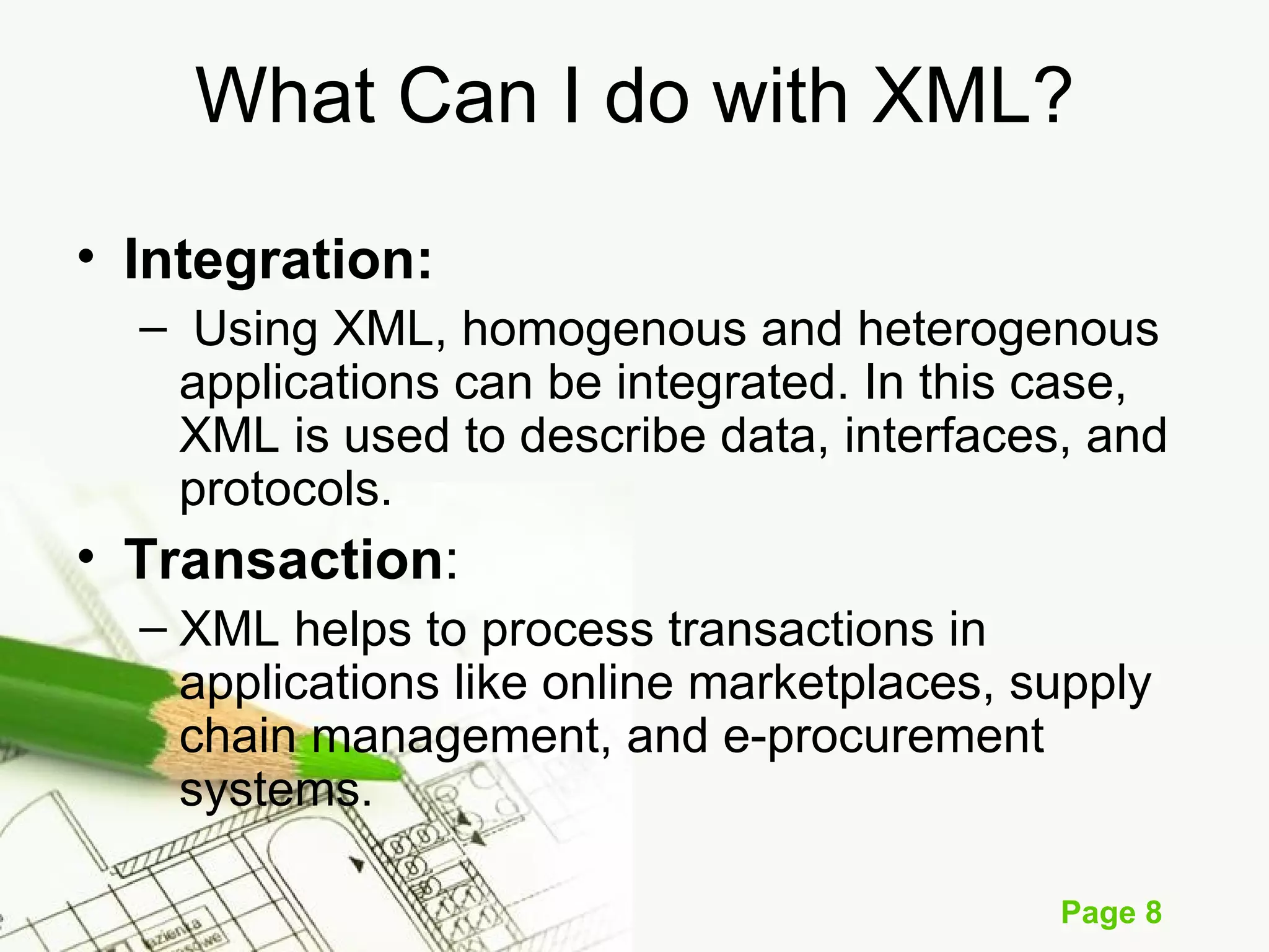 Basic concepts of xml | PPT