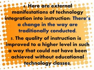 Basic concepts on integrating technology in instruction | PPT