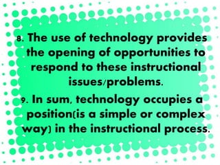 Basic concepts on integrating technology in instruction | PPT