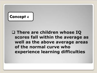 Basic concepts on learning mental ability and learning disabilities | PPT