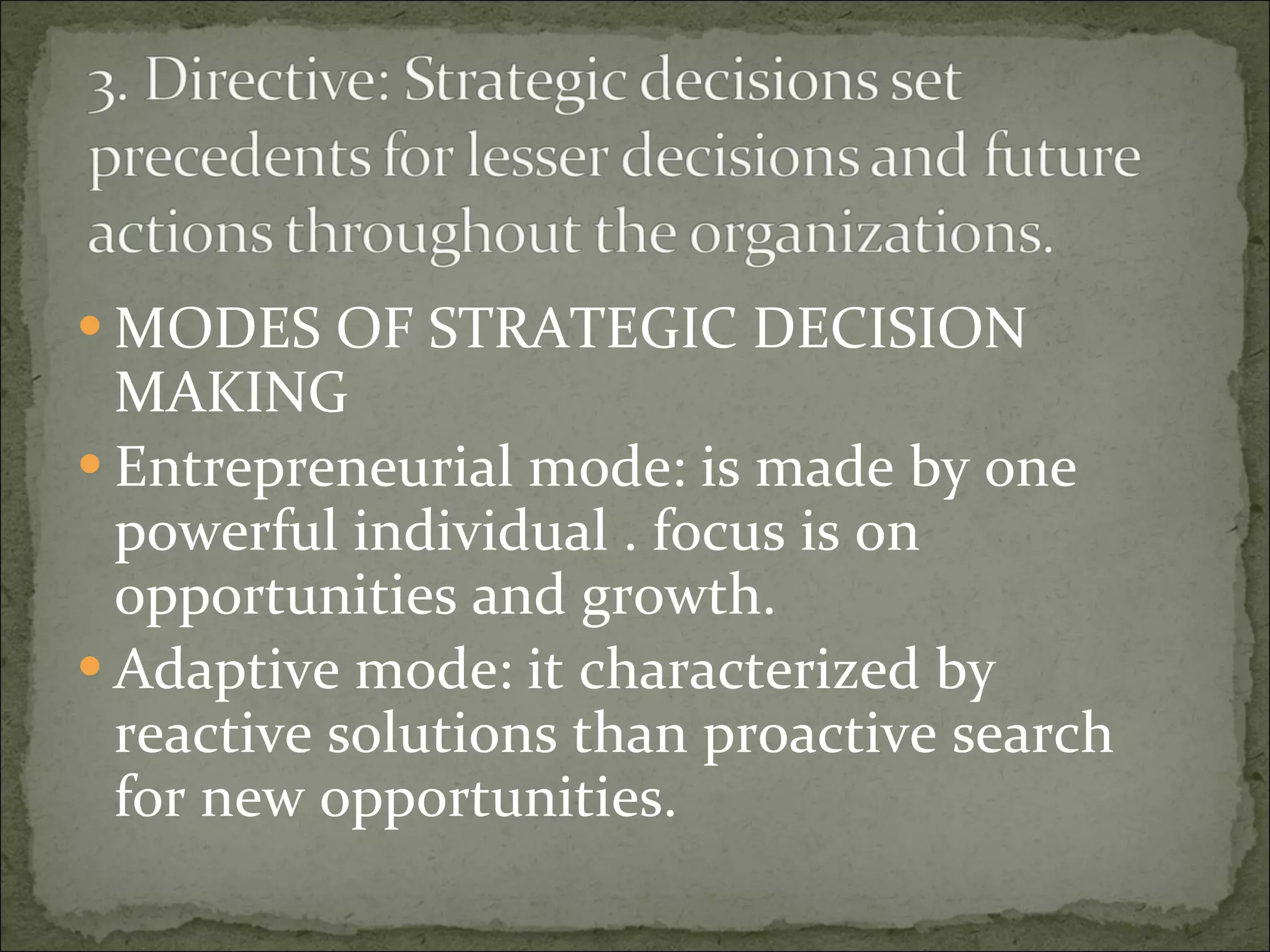 Basic concept of strategic management | PPT