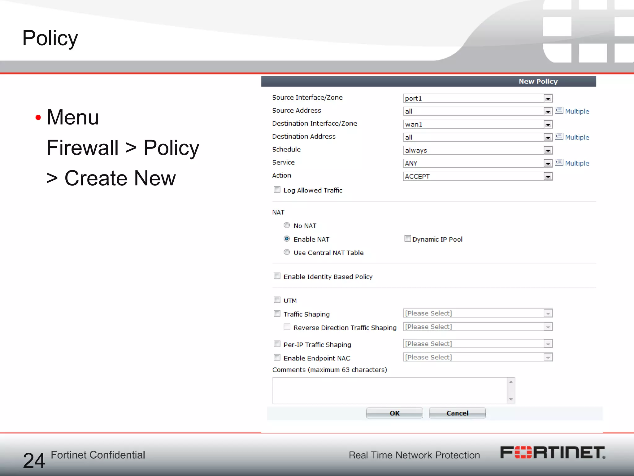 Basic configuration fortigate v4.0 mr2 | PPT