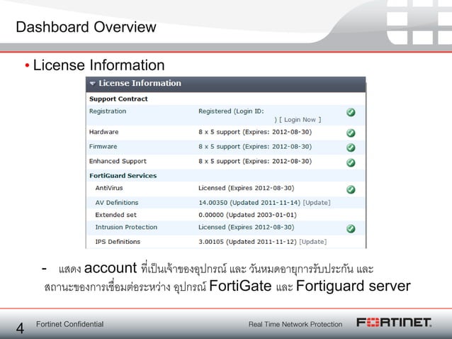 Basic configuration fortigate v4.0 mr2 | PPT