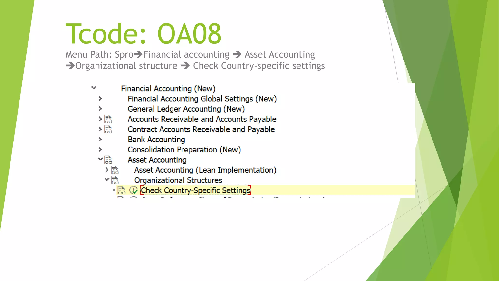 Basic configuration settings for fi asset accounting | PPTX
