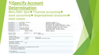 Basic configuration settings for fi asset accounting | PPTX