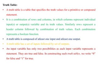 Basic Connectives and Truth Tables.ppt