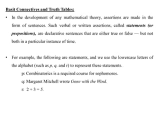 Basic Connectives and Truth Tables.ppt